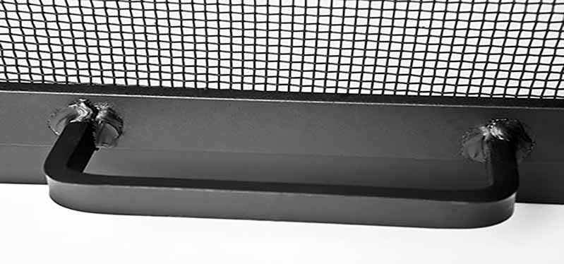 Rectangle Fire Pit Spark Screen With Door │Sizes 30" - 60" | Yard Couture