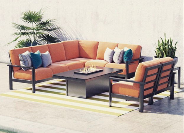 Homecrest Elements Modular Armless Sofa