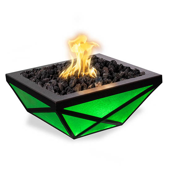 Gladiator LED Powder Coated Fire Pit Bowl │The Outdoor Plus