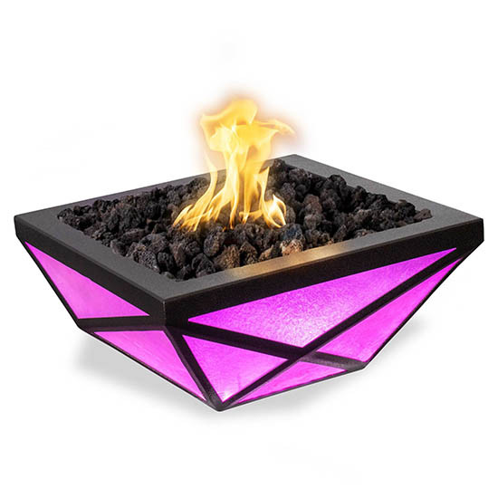 Gladiator LED Powder Coated Fire Pit Bowl │The Outdoor Plus