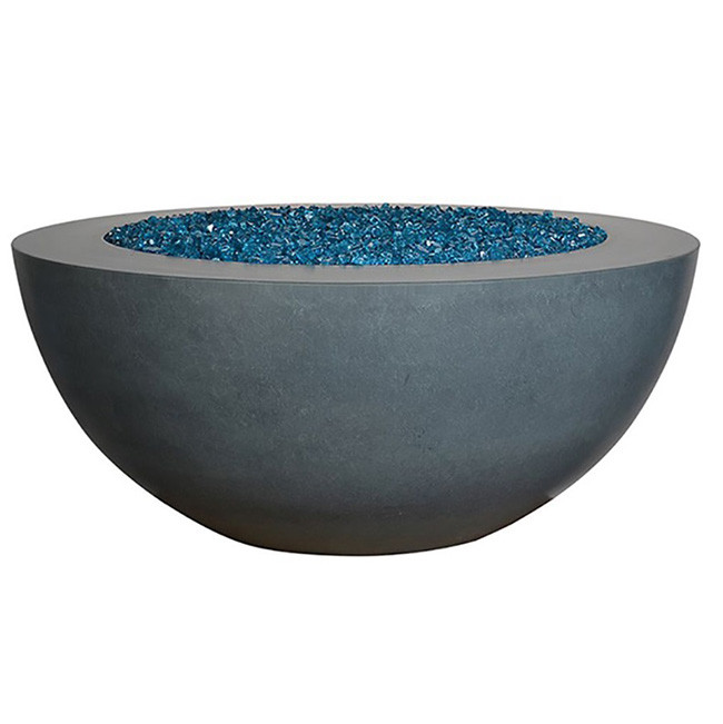 Round Legacy GFRC Concrete Fire Pit Bowl - Fire By Design