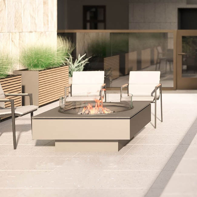 Ore Inc Formed Square Gas Fire Pit