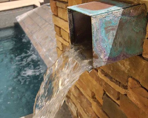 Grand Effects Metal Box Scupper | Yard Couture