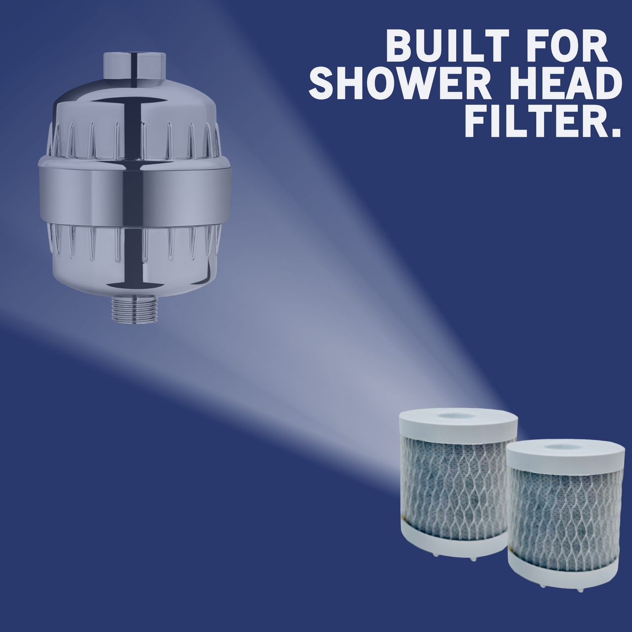 Shower Head Replacement Filter 2-Pack | Nuvoh2O