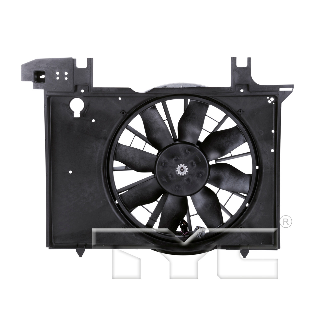 2000 Volvo V70 Dual Radiator and Condenser Fan Assembly