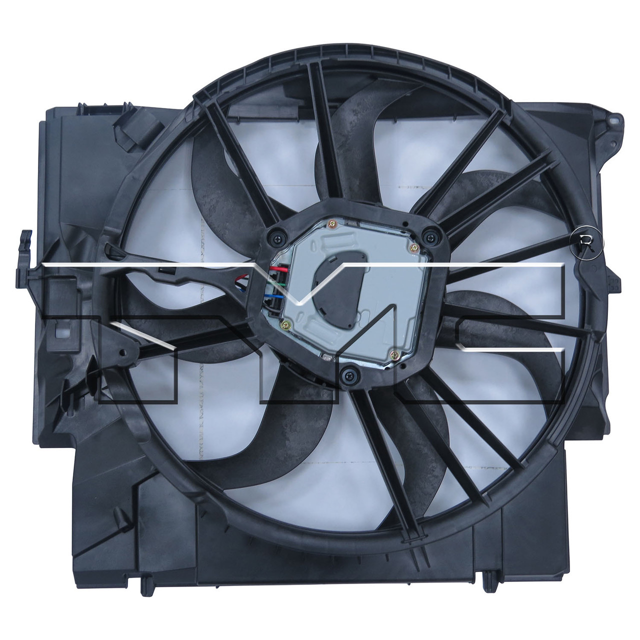2011 BMW 335d Dual Radiator and Condenser Fan Assembly