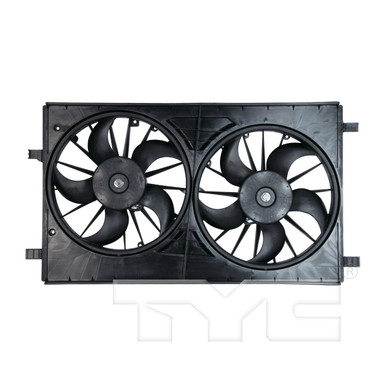 2015 Jeep Compass Dual Radiator and Condenser Fan Assembly