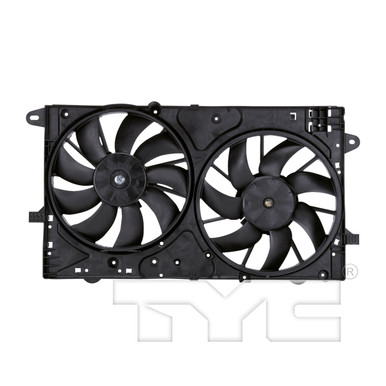 2014 Chevrolet Malibu Dual Radiator and Condenser Fan Assembly 2.5L 4 ...