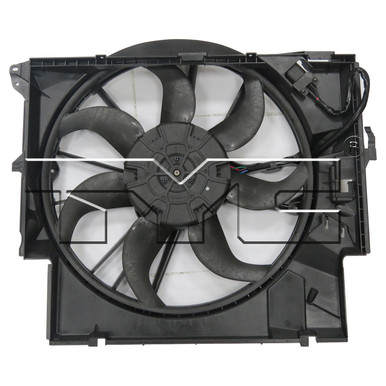 2011 BMW 135i Dual Radiator and Condenser Fan Assembly