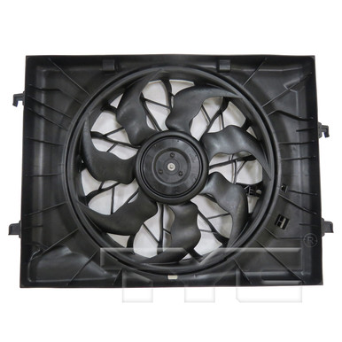 2017 Kia Optima Dual Radiator and Condenser Fan Assembly 2.4L 4 Cylinder