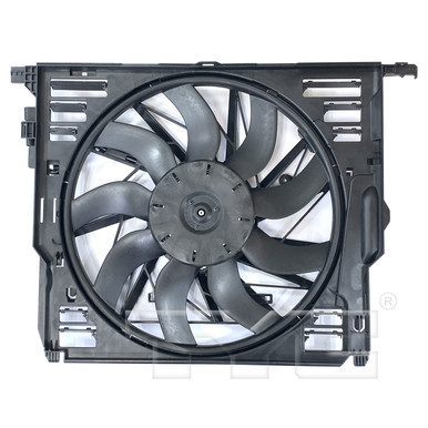 2011 BMW 535i xDrive Base Dual Radiator and Condenser Fan Assembly
