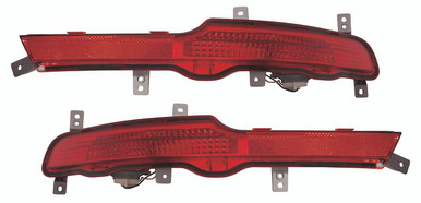 2015 Kia Sportage Bumper Reflector Rear Pair Set Left Driver and ...