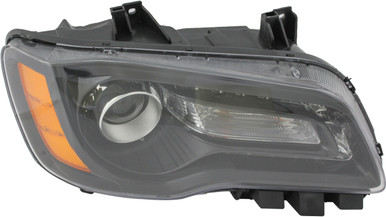 2012-2014 Chrysler 300 Headlight Passenger Right Side Halogen Black Trim