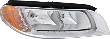 2008-2011 Volvo XC70 Headlight Passenger Right Side Halogen Chrome Trim
