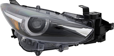 2014-2018 Mazda 3 Headlight Passenger Right Side LED With Auto Leveling ...