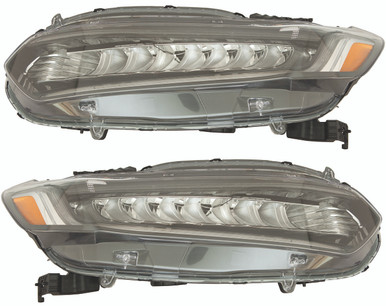 2018-2020 Honda Accord Sedan Touring Headlights Driver Left and ...