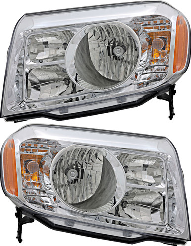 2009-2011 Honda Pilot Headlights Driver Left and Passenger Right Side ...