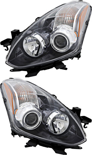 2010-2013 Nissan Altima Coupe Headlights Driver Left and Passenger ...