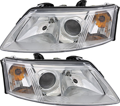 2003-2007 Saab 9-3 Headlights Driver Left and Passenger Right Side Halogen