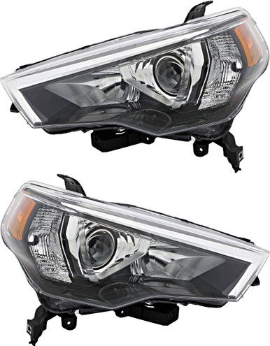 2014-2020 Toyota 4Runner Headlights Driver Left and Passenger Right ...