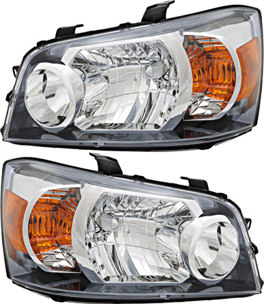 2004-2006 Toyota Highlander Headlights Driver Left and Passenger Right ...