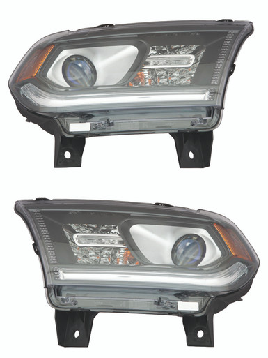 2016-2020 Dodge Durango Headlights Driver Left and Passenger Right Side ...