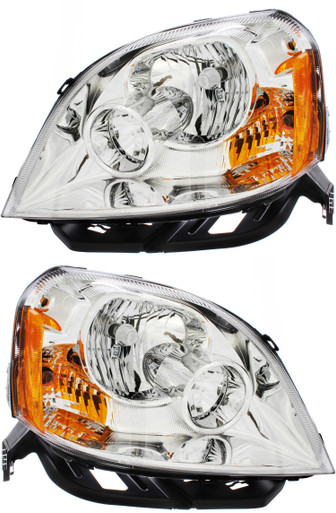 2005-2007 Ford Five Hundred Headlights Driver Left and Passenger Right ...