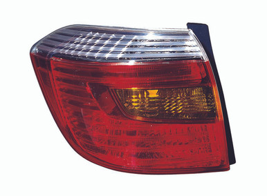 2010 Toyota Highlander Sport Tail Light Driver Left Side USA Built