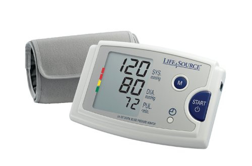 LifeSource Premium Blood Pressure Monitor with Pre-Formed Upper Arm ...