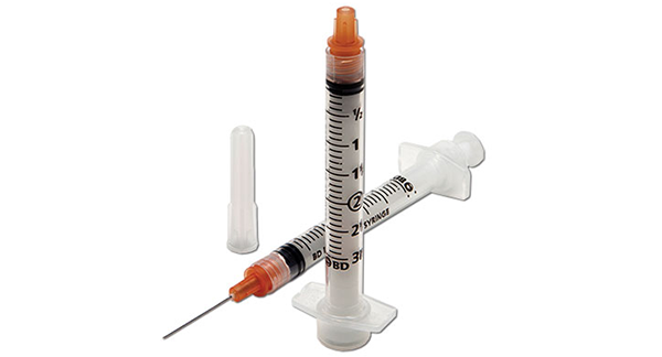 BD Integra Syringe 5/8" 25G X 3ML with Retracting PrecisionGlide Needle ...