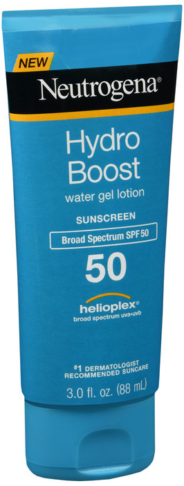 Neutrogena HydroBoost Water Gel Lotion SPF 50 Sunscreen 3 oz ...