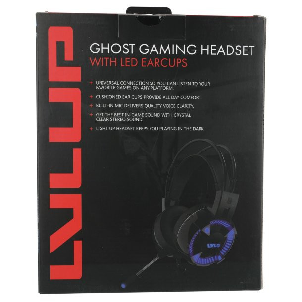 Lvlup Deluxe Light-Up Gaming Headphones with Microphone ...