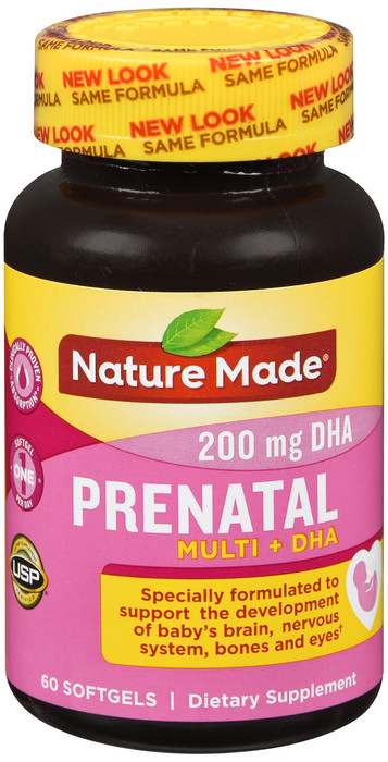Nature Made Prenatal plus DHA Softgels 60 Count