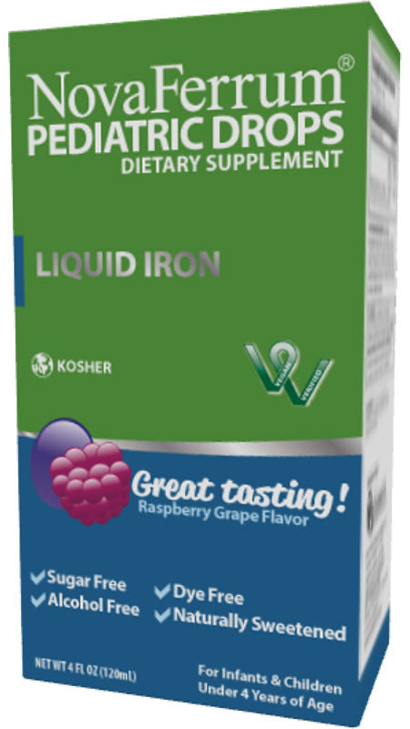 NovaFerrum Liquid Iron Pediatric Drops 120 ml