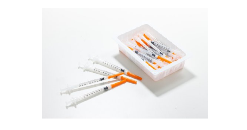 Sol-M Allergy Tray 1 mL 23 Gauge 1/2 Inch Attached Needle