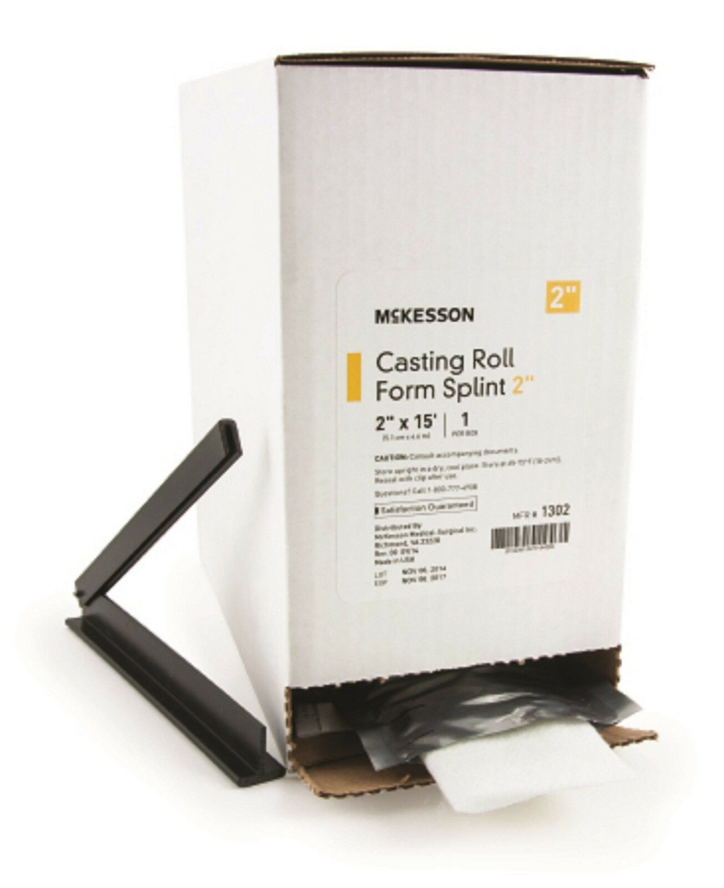 Casting Roll Form Splints McKesson 2 Inch X 15 Foot Fiberglass White ...