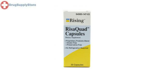 RisaQuad Probiotic Dietary Supplement 30 per Bottle Capsule ...