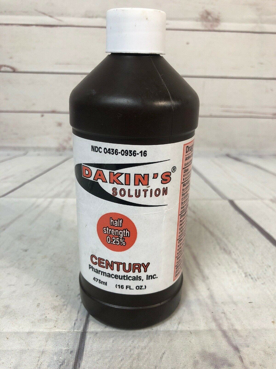 MCK Dakin's Solution Half Strength 16 oz. Antimicrobial Wound Cleanser ...