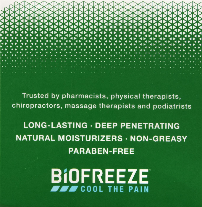 Biofreeze Pain Relief Cream Jar 3 oz Cool the Pain - drugsupplystore.com
