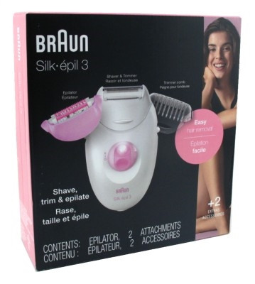 BL Braun Epilator Silk Epil 3 + 2 Attachments - drugsupplystore.com