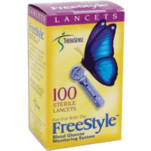 IND TheraSense Freestyle Lancet 28G Sterile 100 Each - drugsupplystore.com