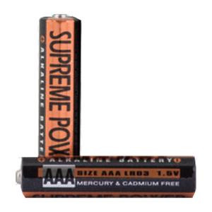 IND Supreme Technologies AAA Alkaline Battery, 1.5V, for External ...