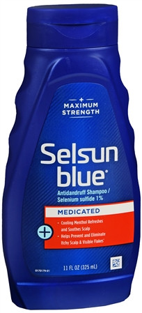 Selsun Blue Moisturizing Antidandruff Shampoo Maximum Strength Scalp ...