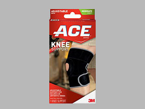 3M ACE Neoprene Open Knee Brace One Size Fits All - drugsupplystore.com