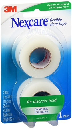 Nexcare 3m Flex Clear First Aid Tape 1 X 10yd Pack of 2 ...