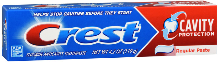 Crest Plus Cavity Protection Fluoride Anticavity Toothpaste Regular 4.2 ...