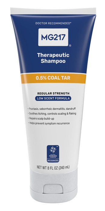 MG217 Therapeutic Shampoo 0.5% Coal Tar 8oz - drugsupplystore.com