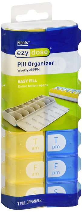 Ezy Dose Pill Planner Weekly AM/PM with Easy-Fill 1 EA ...