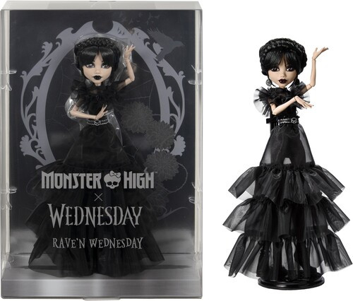 Mattel Collectible - Monster High X Wednesday - Raven Dress Wednesday ...