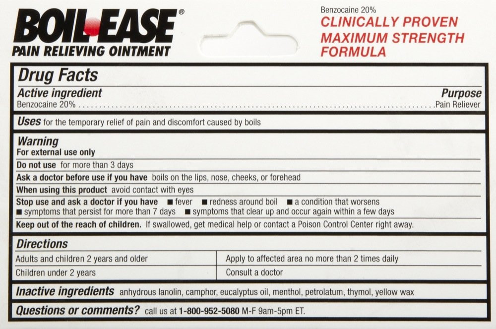 Boil-Ease Ointment Maximum Strength - 1 oz